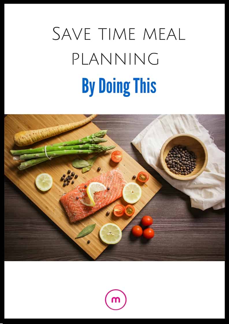Save time meal planning - Organized Marie