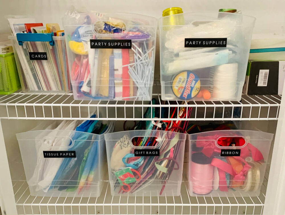 Keep Your Gift Wrap Sorted with Vertical Storage Solutions - Organized ...